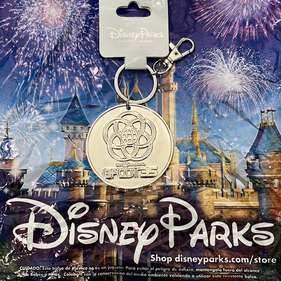 Disney | Accessories | Disney Parks Epcot 35 Medallion Keychain Lanyard ...
